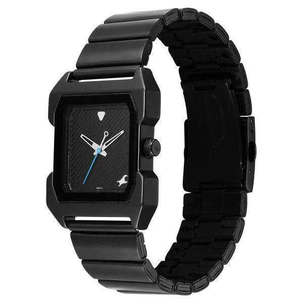 FASTRACK - Buy 1474NM02 Fastrack Black Dial With Black Stainless steel ...