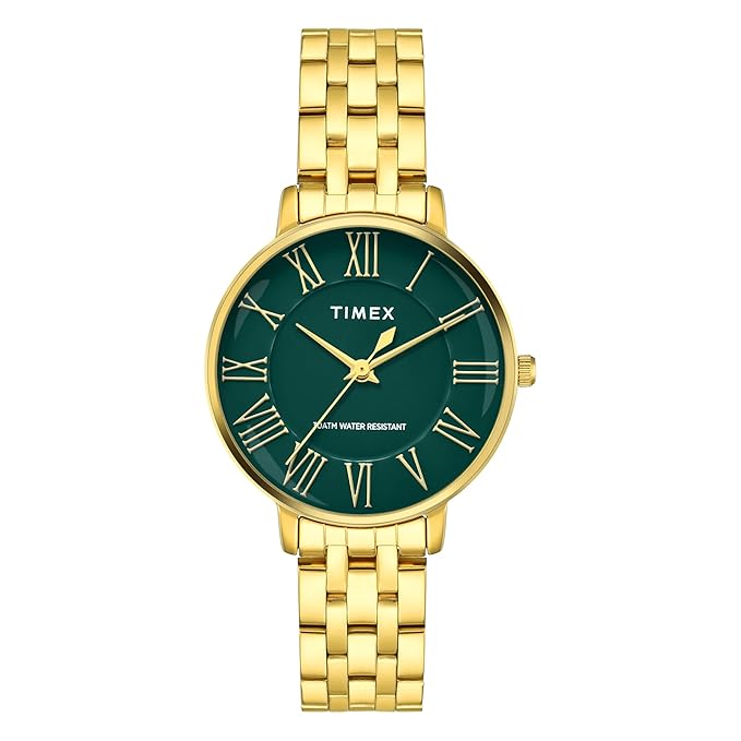 TIMEX - Buy Timex Green Dial with Roman Numbers Women's Astrological ...