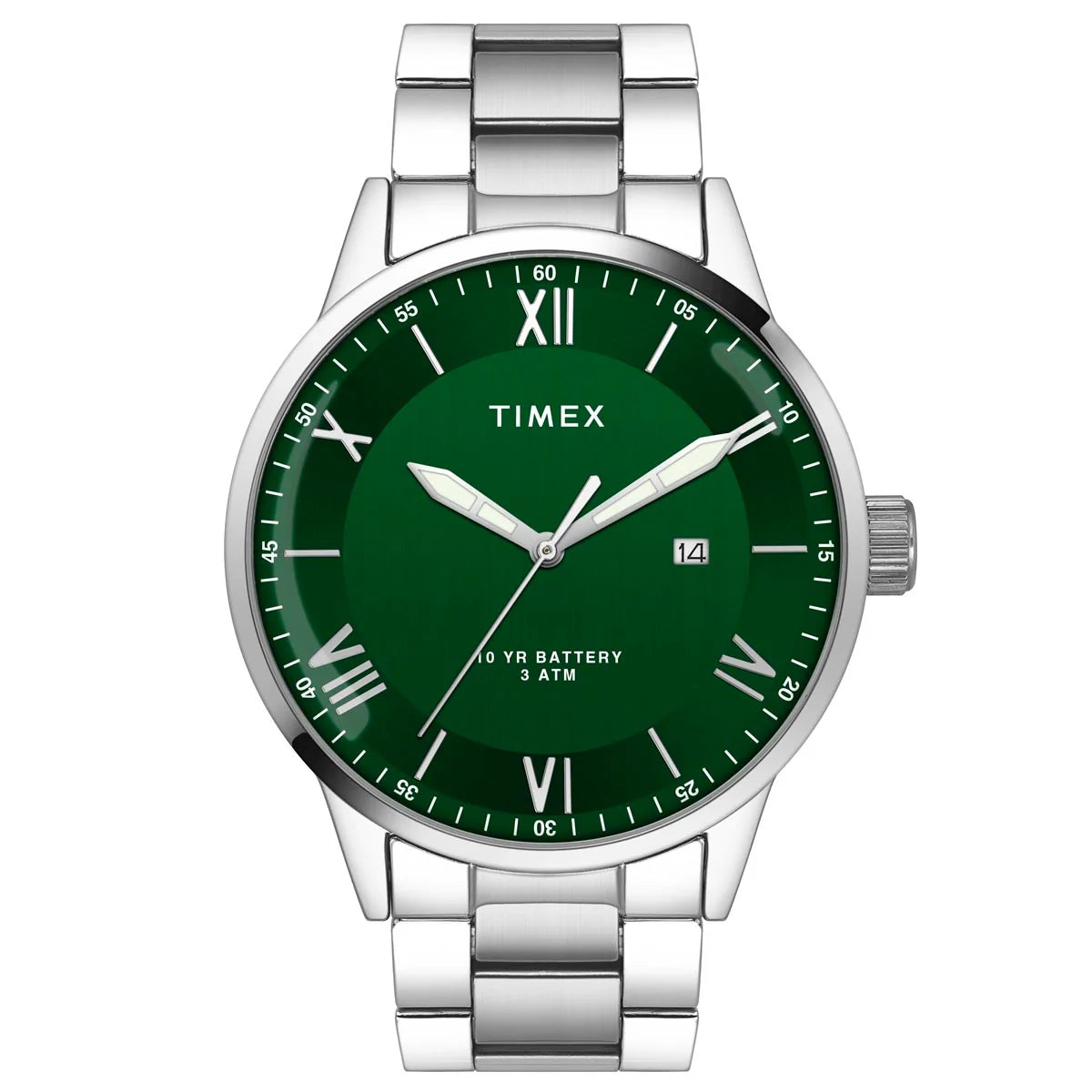 TIMEX - Buy Timex Men Analog Green Round Brass Dial Watch- TWEG19918 ...