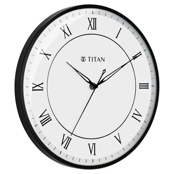 Titan Clock - Buy NSW0022MA02A Titan Metallic Wall Clock |Bharat Time Style